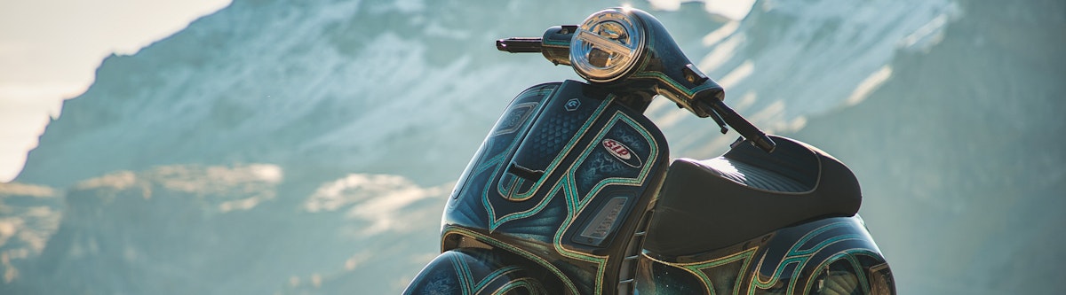 Kits de conversão: Chassis para Vespa moderna em SIP Scootershop | SIP ...