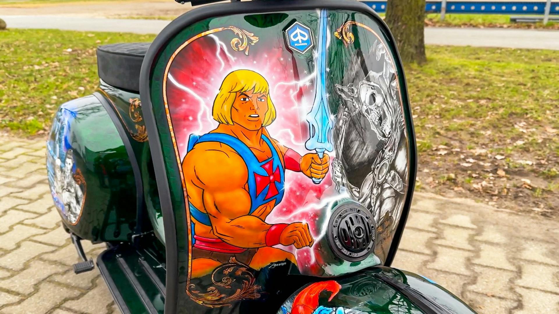 Custom Creations: He-Man | Classic Scene Blog Vespa & Lambretta | SIP ...