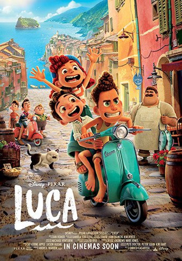 The Vespa in Pixar's new film „Luca“ | Classic Scene Blog Vespa ...