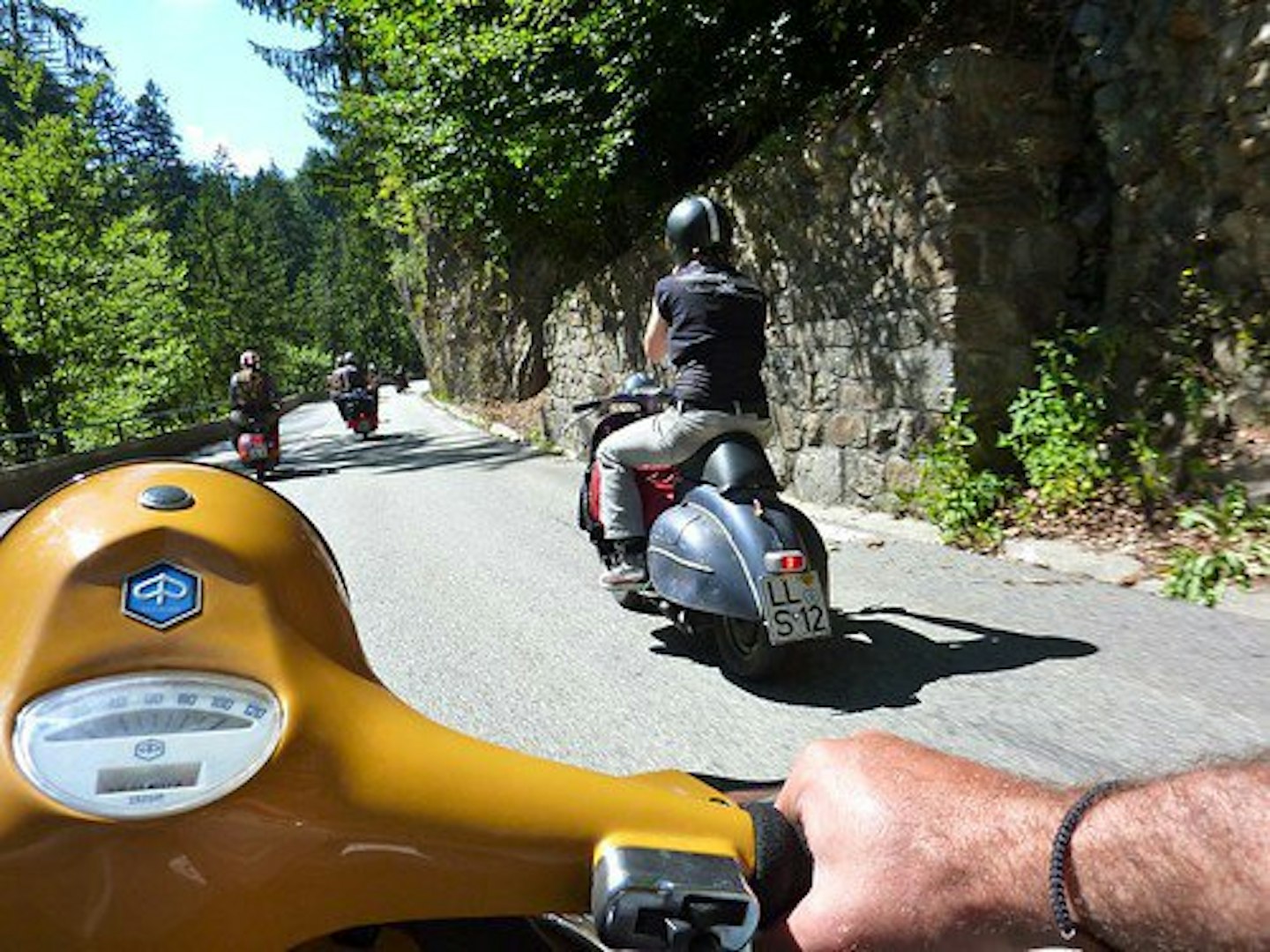 SIP team off to Southern France on their Vespas | Classic Scene Blog ...