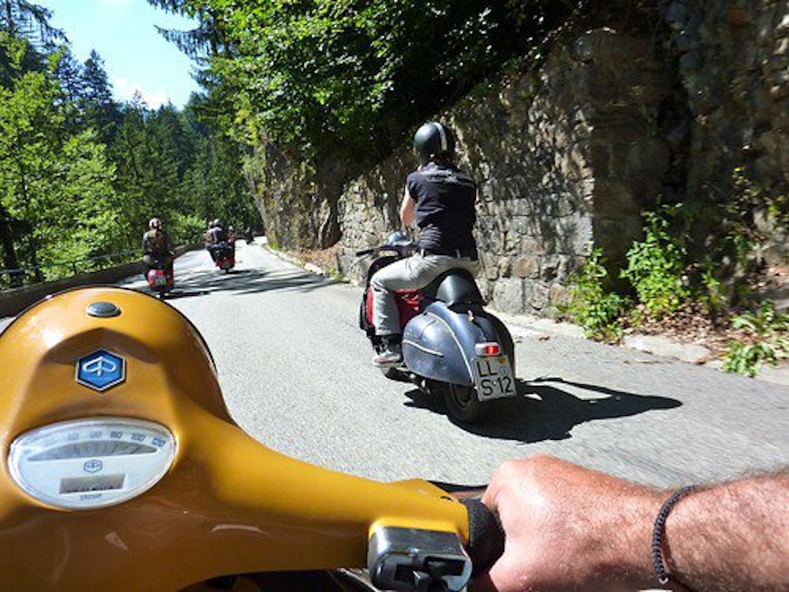 SIP team off to Southern France on their Vespas | Classic Scene Blog ...