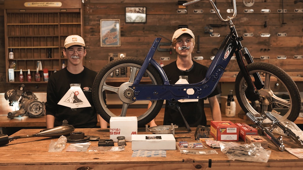 Engine body for a Piaggio Ciao moped | Scooter Technology Blog | SIP ...