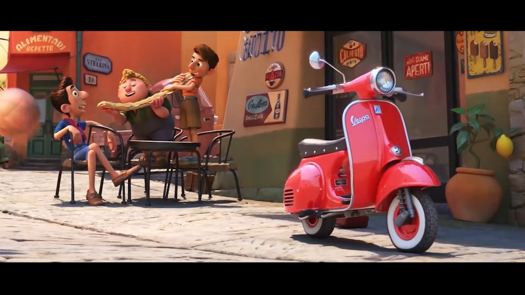 The Vespa in Pixar's new film „Luca“ | Classic Scene Blog Vespa ...