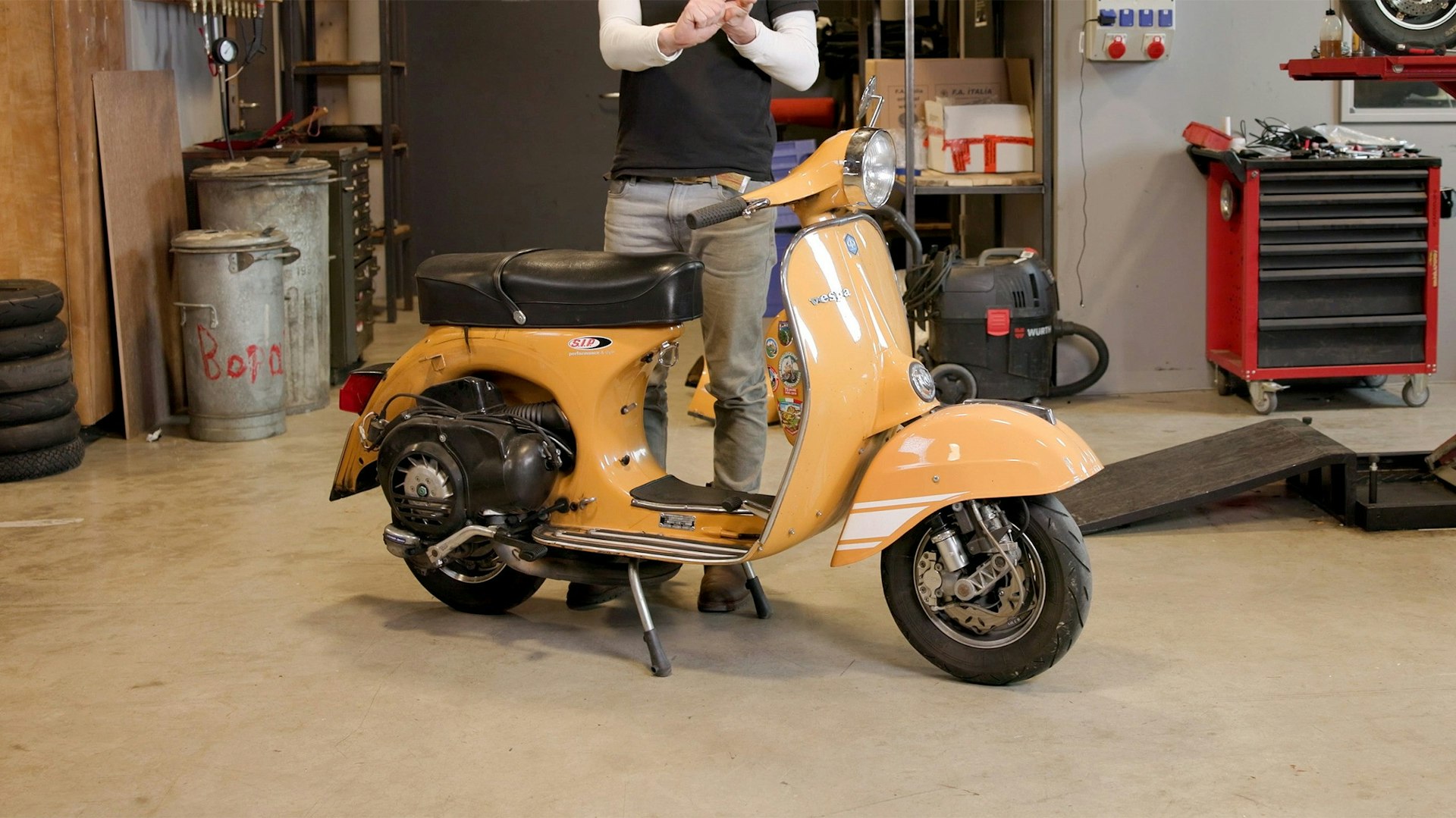 Vespa Touring Tuning: Actualização de 27 CV Vespa Rally 200 | Blog de…